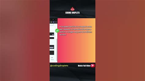 Scoped Service In Aspnet Aspnetcore Aspnetcorewebapi Youtube