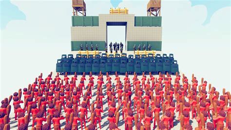 Army Soldier Vs 100 Units Totally Accurate Battle Simulator Tabs