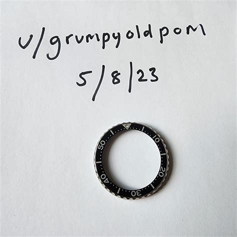 Pts Original Mini Turtle Bezel And Insert Rsecondhandmodparts