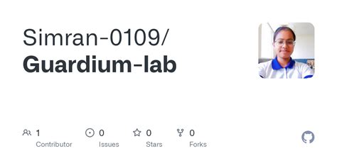 GitHub Simran 0109 Guardium Lab