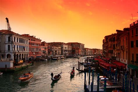 Free Sunset In Venezia Stock Photo FreeImages