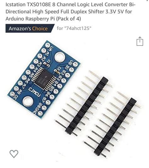 Can I Use This 5v 33v Level Shifter For Spi Communication Rarduino