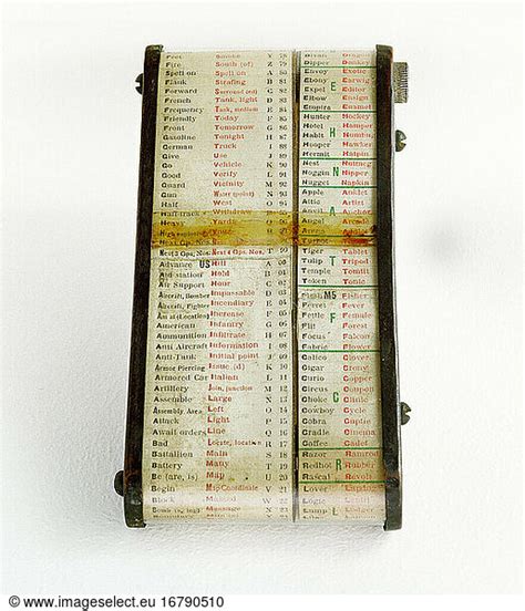 Cipher Decipheringamerican Cipher Chart Used In The First World War