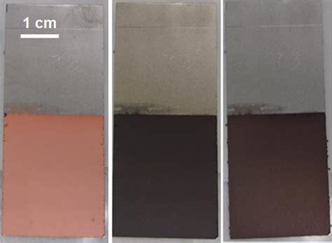 Various Stages Of Electrodeposition Left Activation Center And