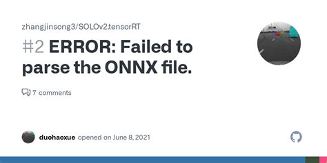 Error Failed To Parse The Onnx File · Issue 2 · Zhangjinsong3solov2