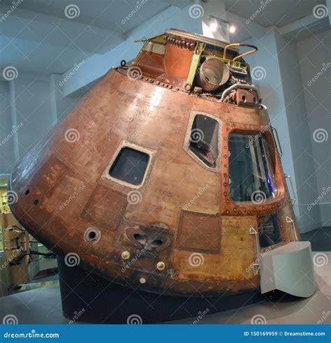 Modulo 1969 Di Comando Di Apollo 10 Nel Museo Di Scienza Immagine Stock