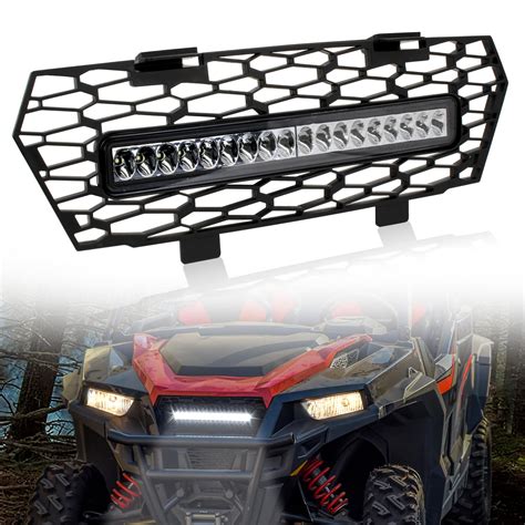 Amazon POKIAUTO LED Front Grill With Light For Polaris General 1000 XP 1000 Mesh Grille