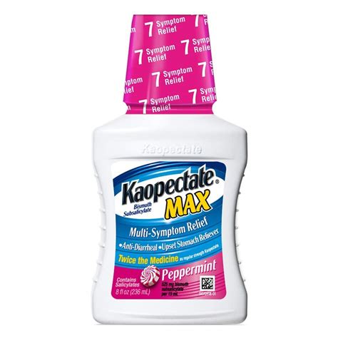 Kaopectate Max Liquid Peppermint 8 Oz Pack Of 2