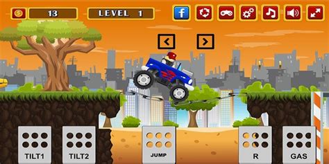 Monster Truck Rider Construct 2 Template By Atlasplus Codester