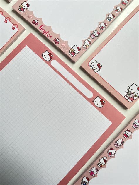 Hello Kitty Notepad A4 Lia Planner