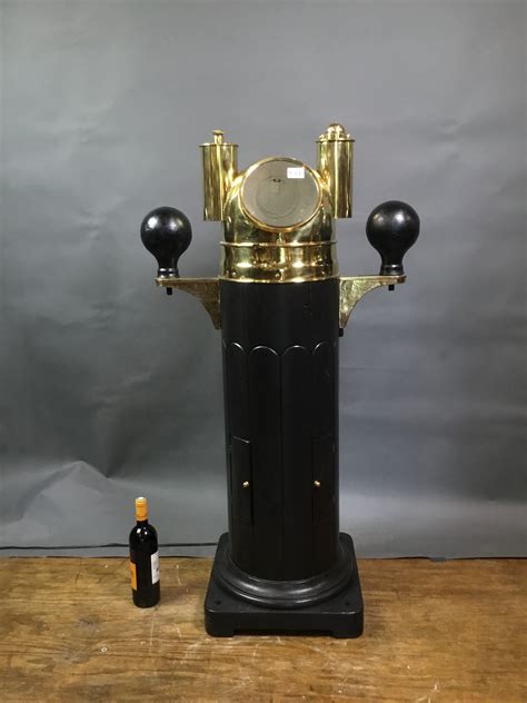 Brass And Wood Ships Binnacle And Compass Lannan Gallery