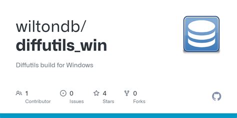 GitHub Wiltondb Diffutils Win Diffutils Build For Windows