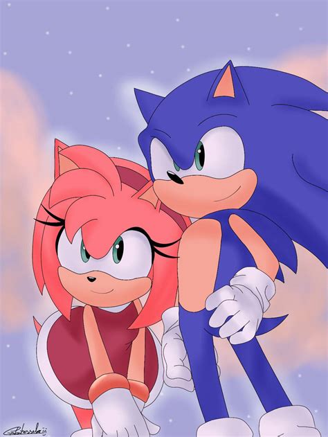 Sonic And Amy Sonamy By Gabihessel07 On Deviantart
