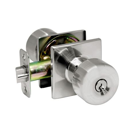 Pomo Yale Kansas Satín Seguridad Estilo Con Acabado Níquel