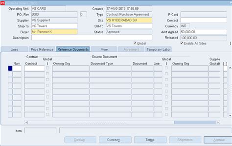 vipul s oracle apps blog contract purchase order