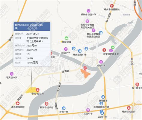 （813成交）竞配人才房4000㎡，金昌29亿元竞得绍兴嵊州市商住地，楼面价5473元㎡创新高好地网