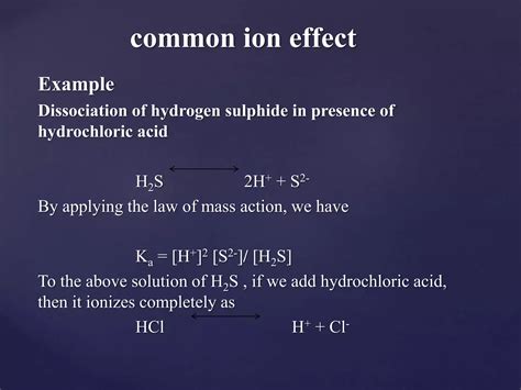 Common Ion Effect Pptx