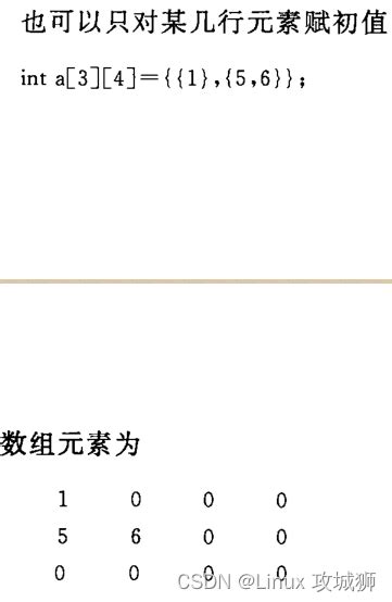 C语言 二维数组 Csdn博客
