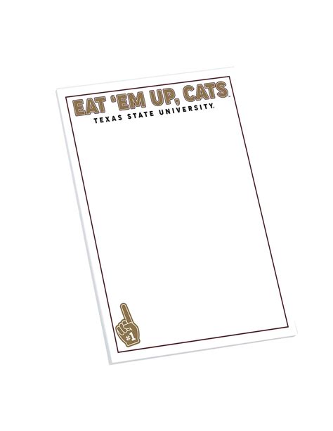 Txst Notepad Barefoot Campus Outfitter