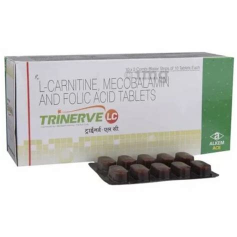 L Carnitine Mecobalamin Folic Acid Tablets At Best Price In Thatipaka