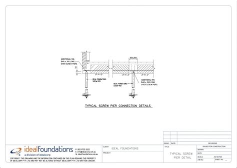 Screw Pier Technical Information Ideal Foundations