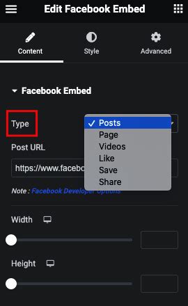Facebook Embed Widget Tutorial Essential Classy Addons For Elementor