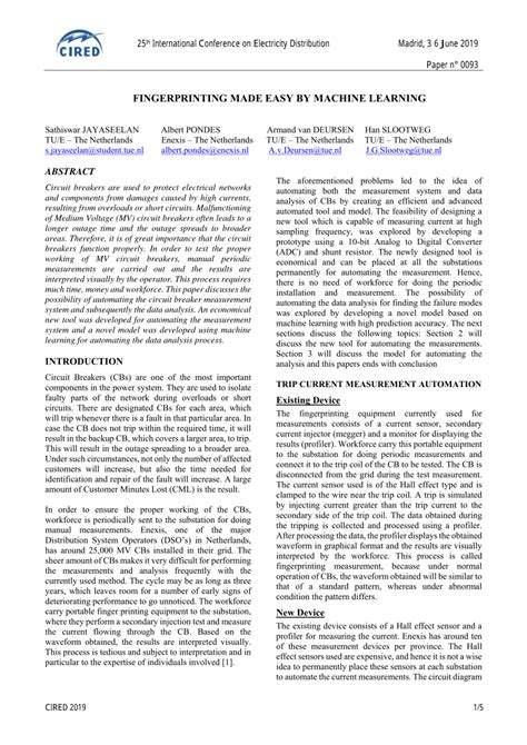 PDF FINGERPRINTING MADE EASY BY MACHINE LEARNING