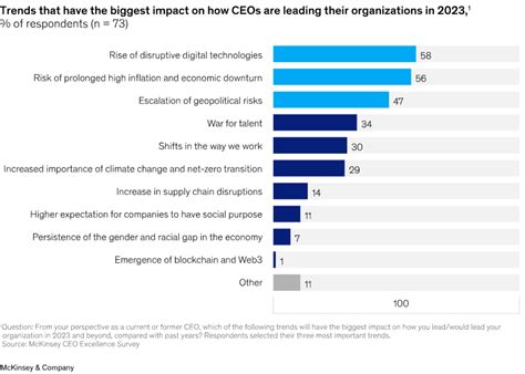 Top Focus Trends By Ceos According To Mckinsey Study Software