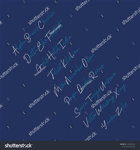 International Phonetic Alphabet Vector Drawing Related Stock Vector