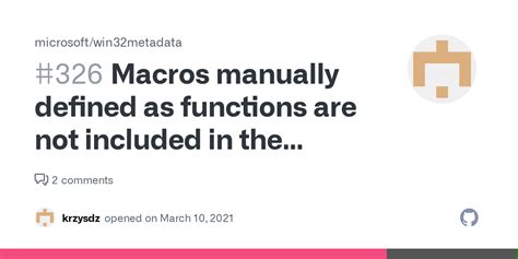 Macros Manually Defined As Functions Are Not Included In The Winmd