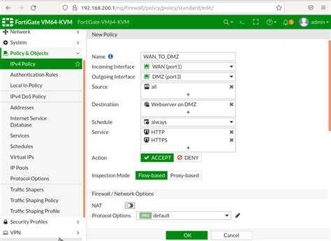 How To Create Dmz Demilitarized Zone On Fortigate Firewall Baris