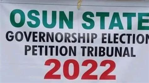 Osun Governorship Election Tribunal Delivers Judgement On Friday