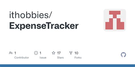 Github Ithobbies Expensetracker