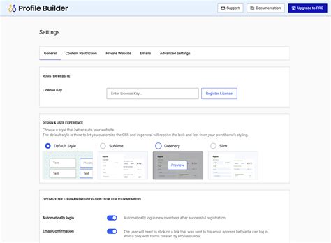 Plugin User Profile Builder Beautiful User Registration Forms User