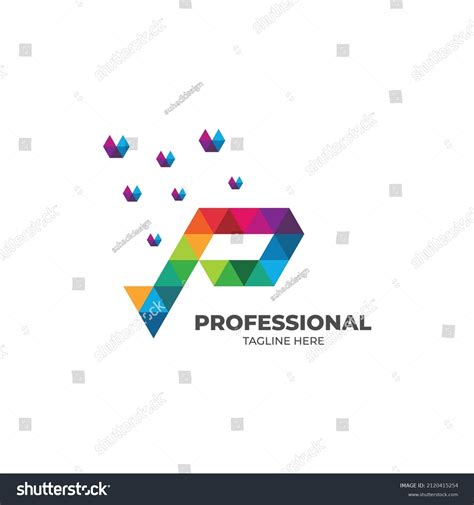 Detail Desain Logo Huruf P Keren Koleksi Nomer 45