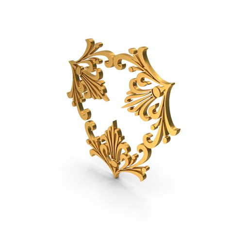 Triangle Border Frame Design Gold Png Images And Psds For Download