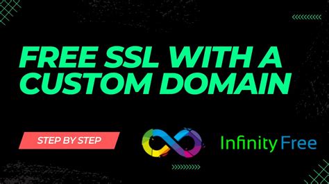 How To Install A Free Ssl Certificate With Infinity Free Hosting Step By Step Youtube