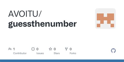 Github Avoituguessthenumber