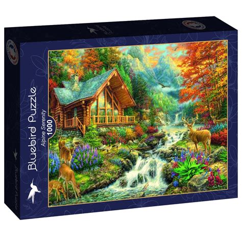 Bluebird Puzzle Alpine Serenity 1000 Piece Jigsaw Puzzle 🧩