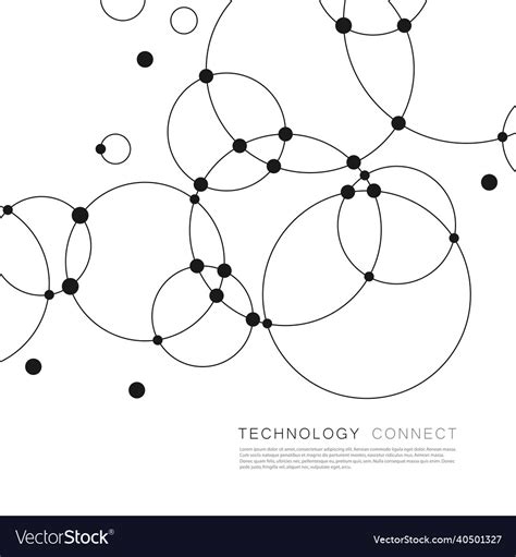 Background With Overlapping Circles Royalty Free Vector