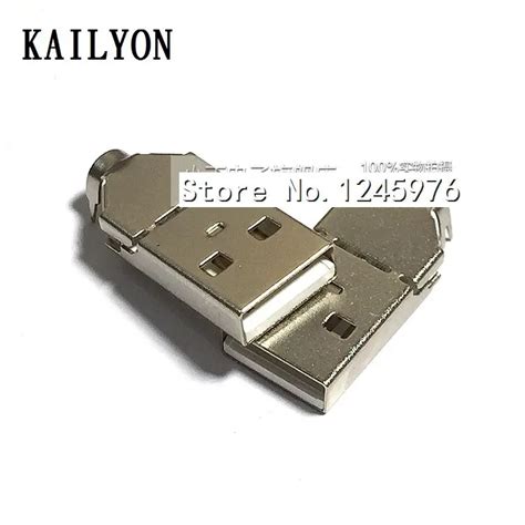 Pcs Hot USB Male Head Short Body Three Pieces Mm Long USBA Male Head USB