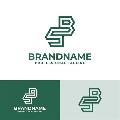 Premium Vector Modern Initials Sb Logo Suitable For Business With Bs