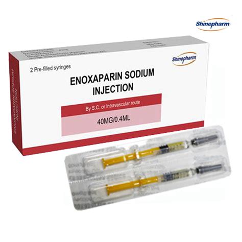 Enoxaparin Sodium Injection Support Oemodm Gmp Certified Medicine