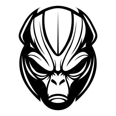 Premium Vector Alien Iconic Logo Vector Illustration