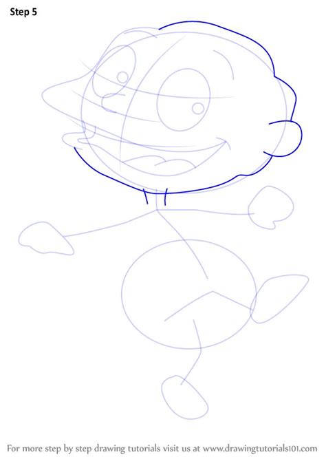 Learn How To Draw Tommy From Rugrats Rugrats Step By Step Drawing Tutorials Drawing