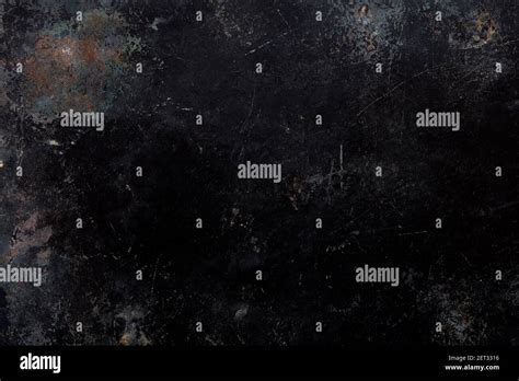Black Corroded Metallic Texture Background Stock Photo Alamy