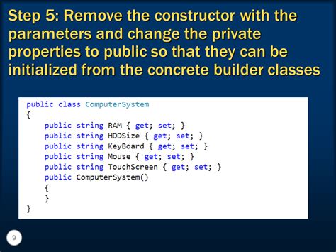 sql server and c video tutorial builder design pattern