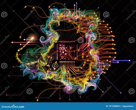 Forces Of CPU Workflow Stock Illustration Illustration Of Central
