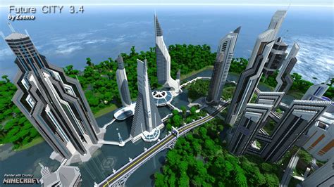 Future City 3 4 Minecraft Building Inc