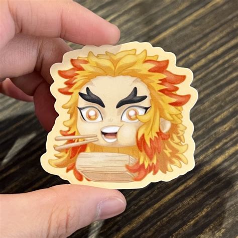 Demon Slayer Heads Chibi Stickers Die Cut Vinyl Matte Laminated